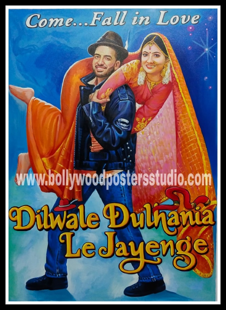 Custom bollywood posters Archives - Indian Portrait Painting